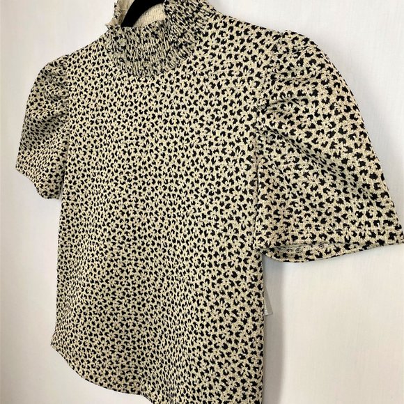 Zara | Tops | Zara Animal Print Limited Collection Top Size S | Poshmark